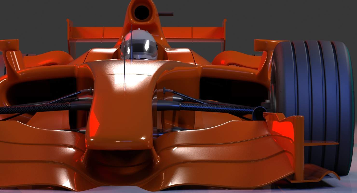 Generic Formula 1 Race Car - 3D Model by Giimann