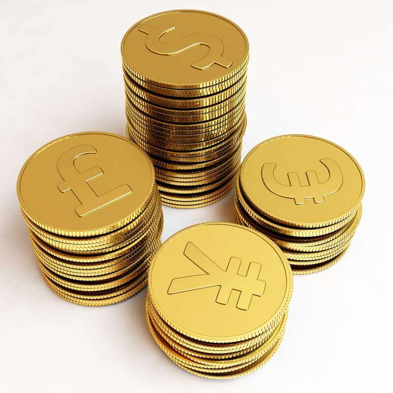 Gold Coins - 3D Model by Giimann