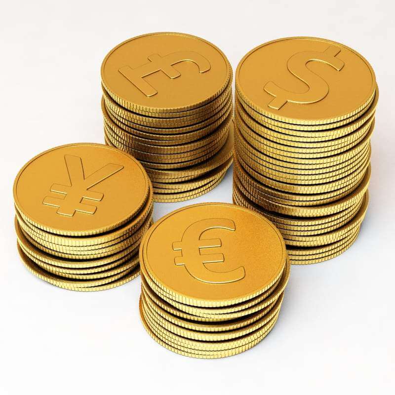 Gold Coins - 3D Model by Giimann