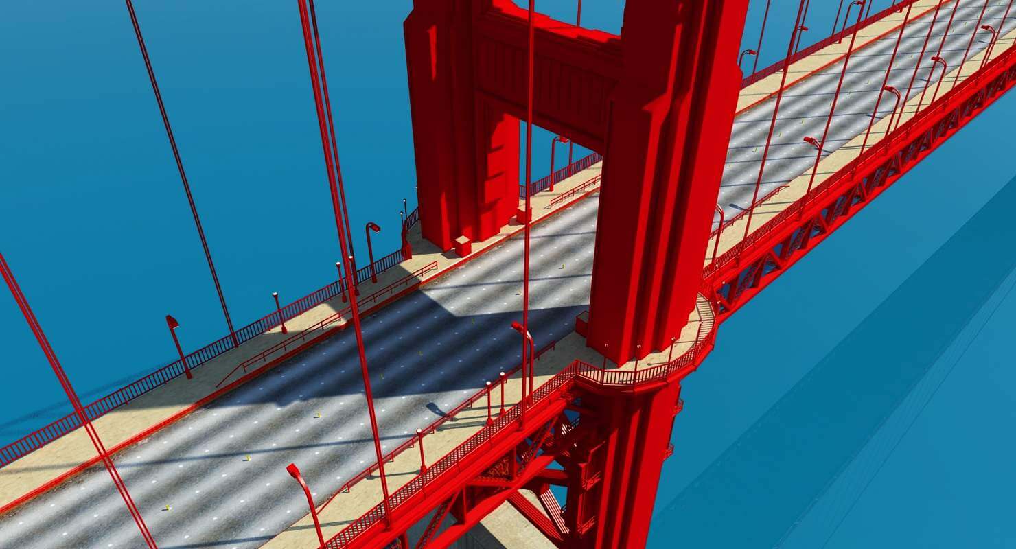 Golden Gate Bridge - 3D Model by Giimann