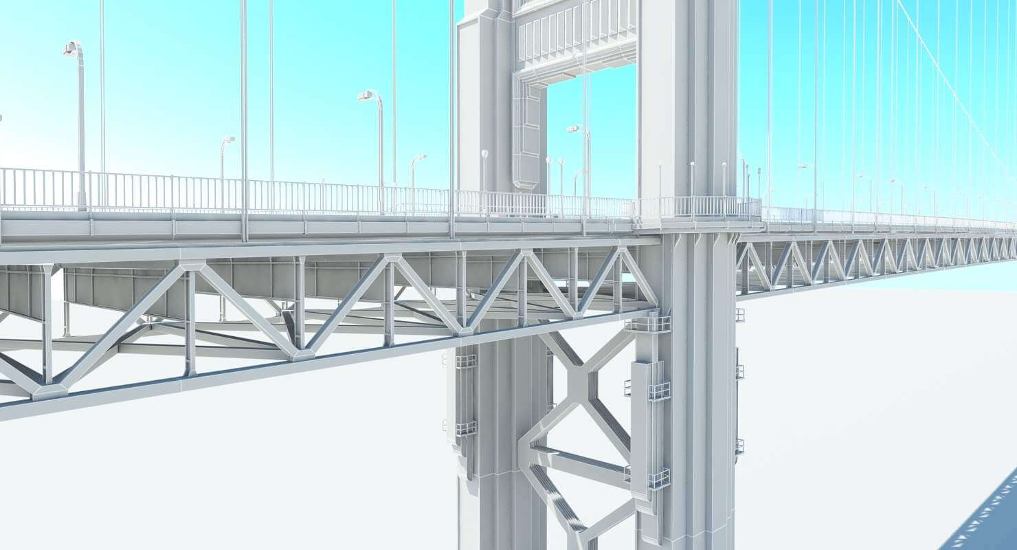 Golden Gate Bridge - 3D Model by Giimann