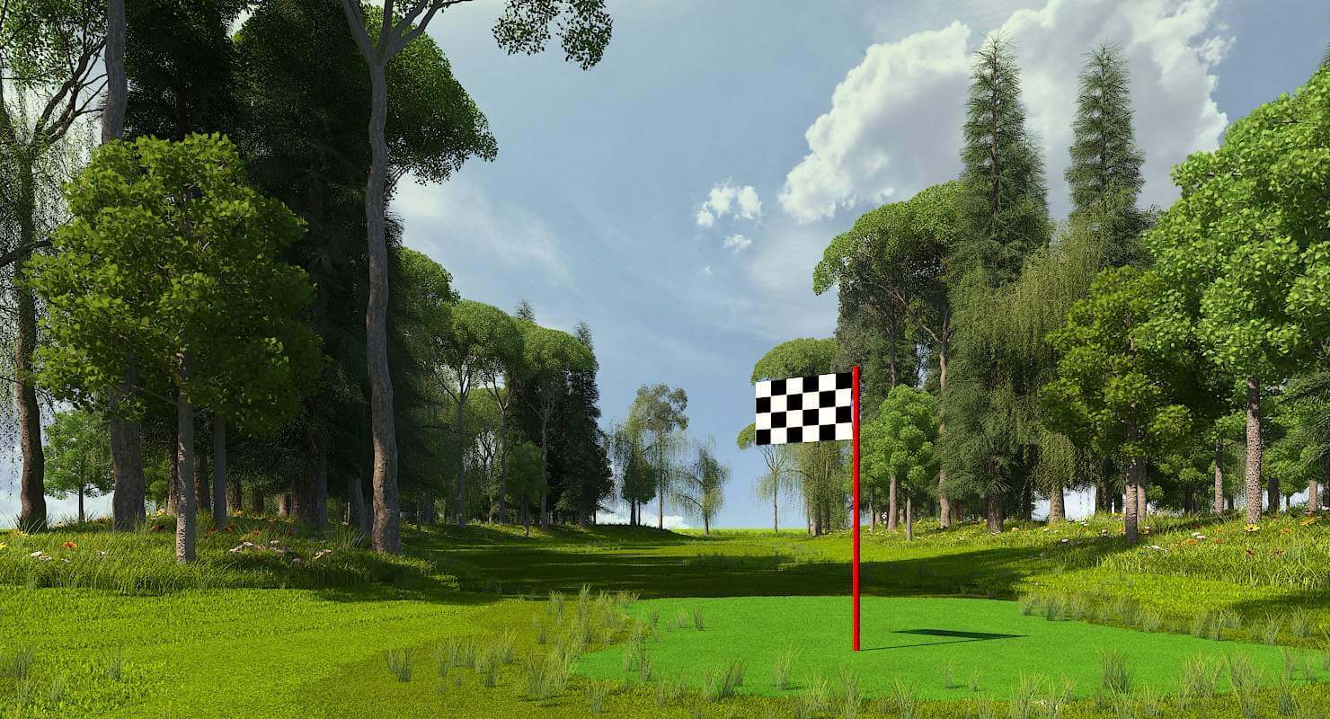 Golf Course - 3D Model by Giimann