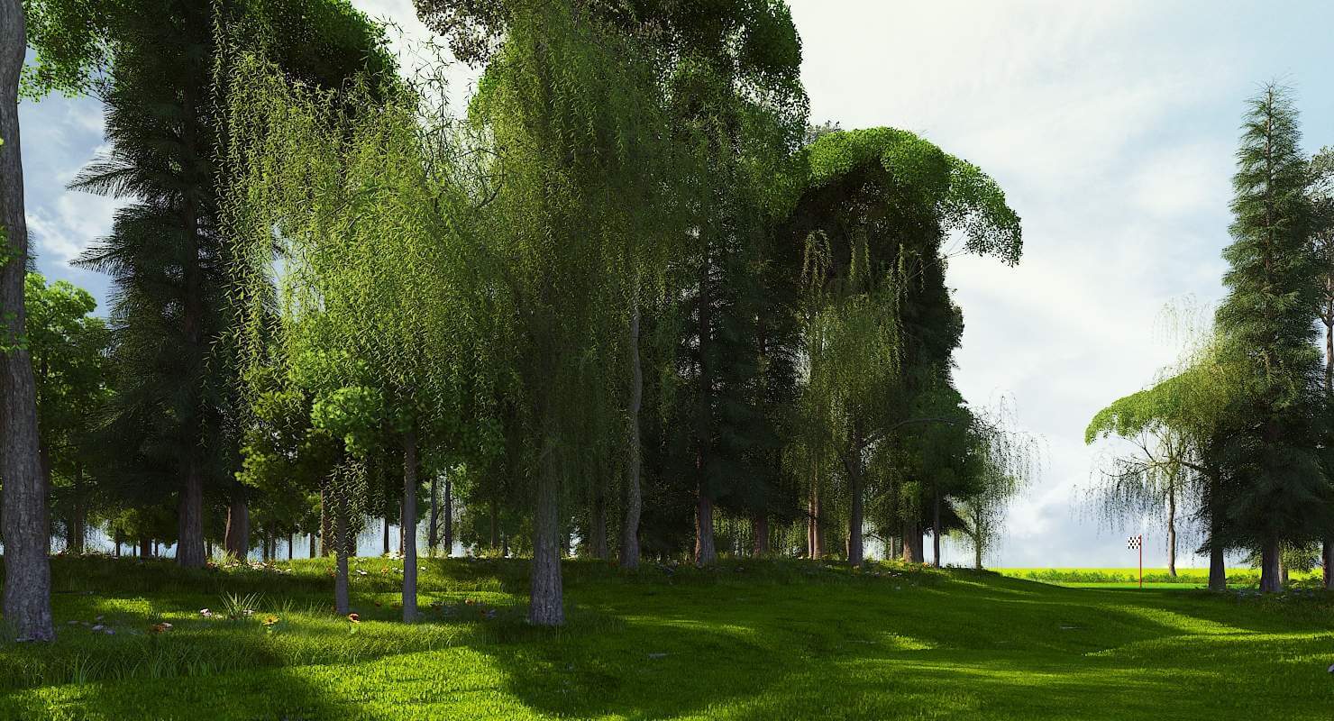 Golf Course - 3D Model by Giimann