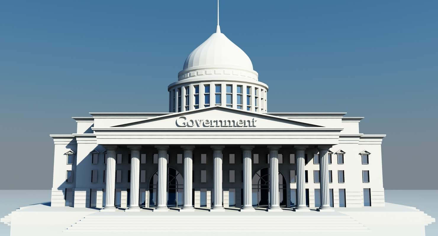 Government Building - 3D Model by Giimann
