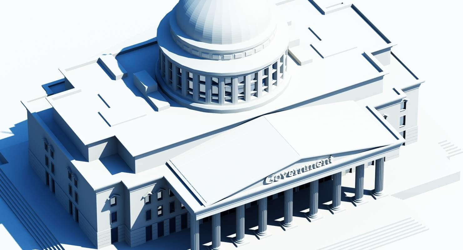 Government Building - 3D Model by Giimann