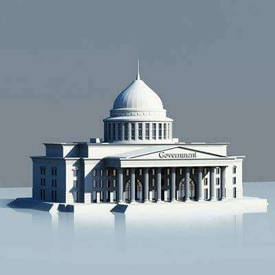 Government Building - 3D Model by Giimann