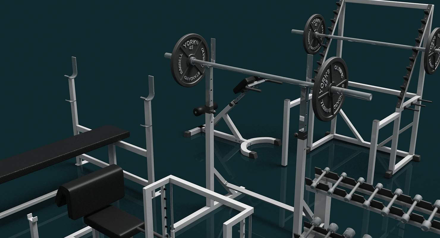 Gym Weight Collection - 3D Model by Giimann