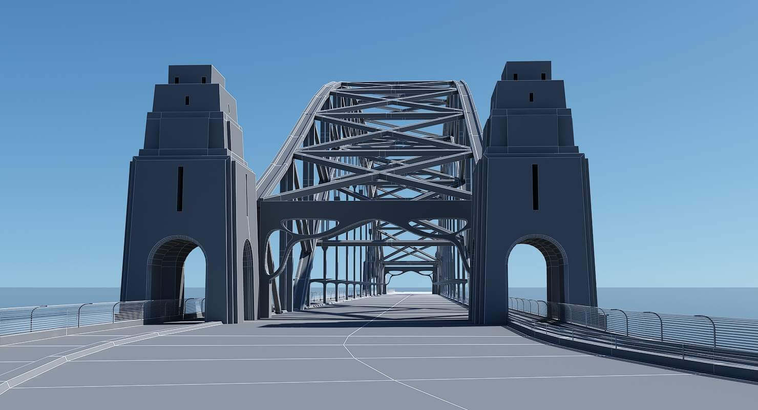 Harbour Bridge - 3D Model by Giimann