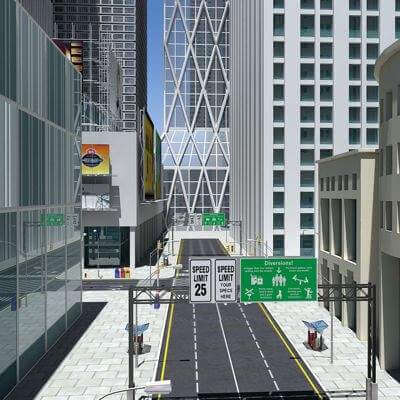 HD City - 3D Model by Giimann