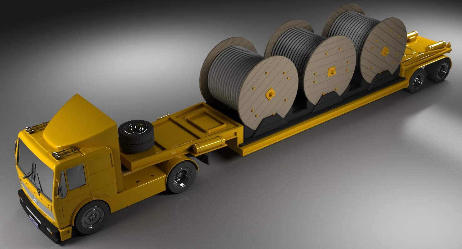 HGV Truck - 3D Model by Giimann