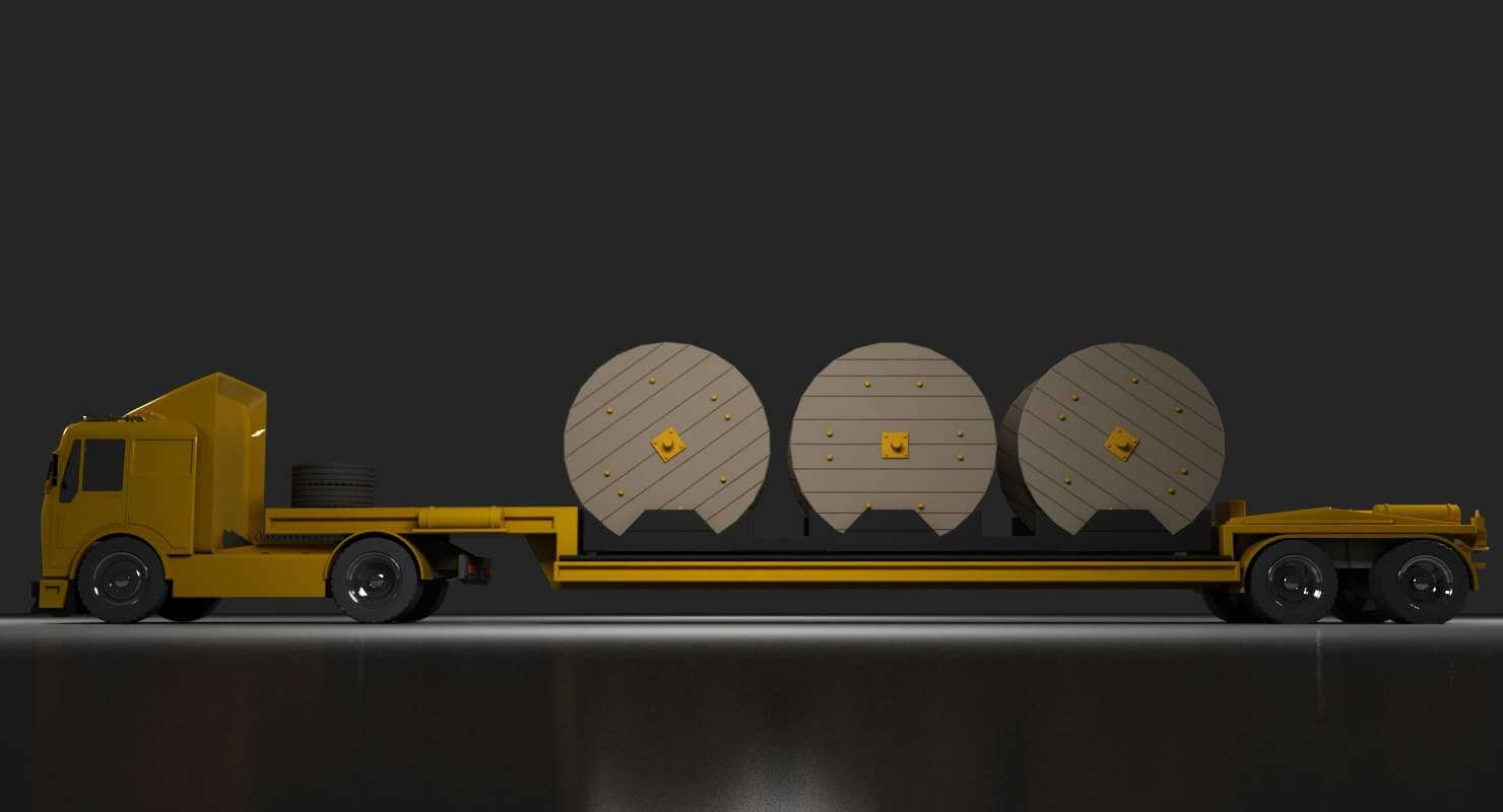 HGV Truck - 3D Model by Giimann