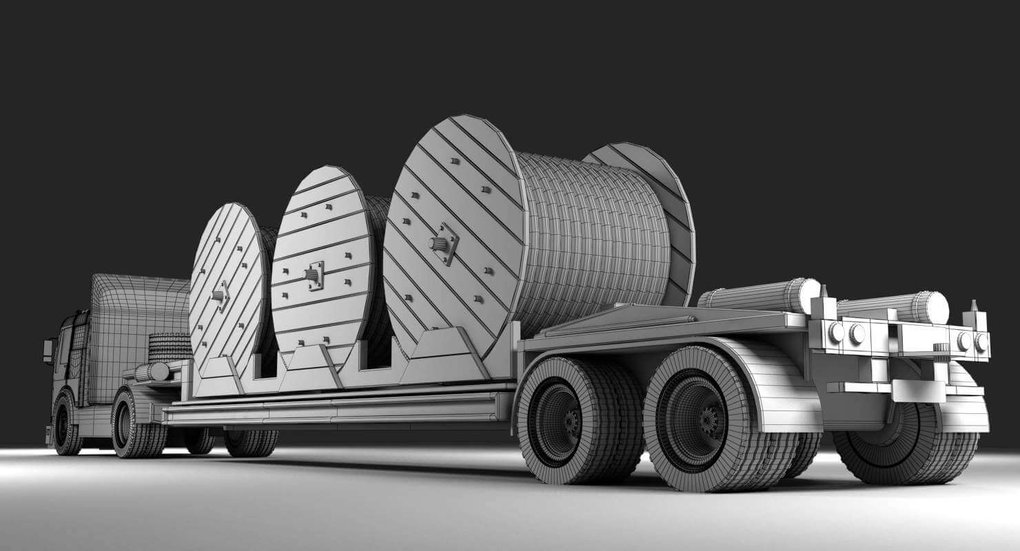 HGV Truck - 3D Model by Giimann