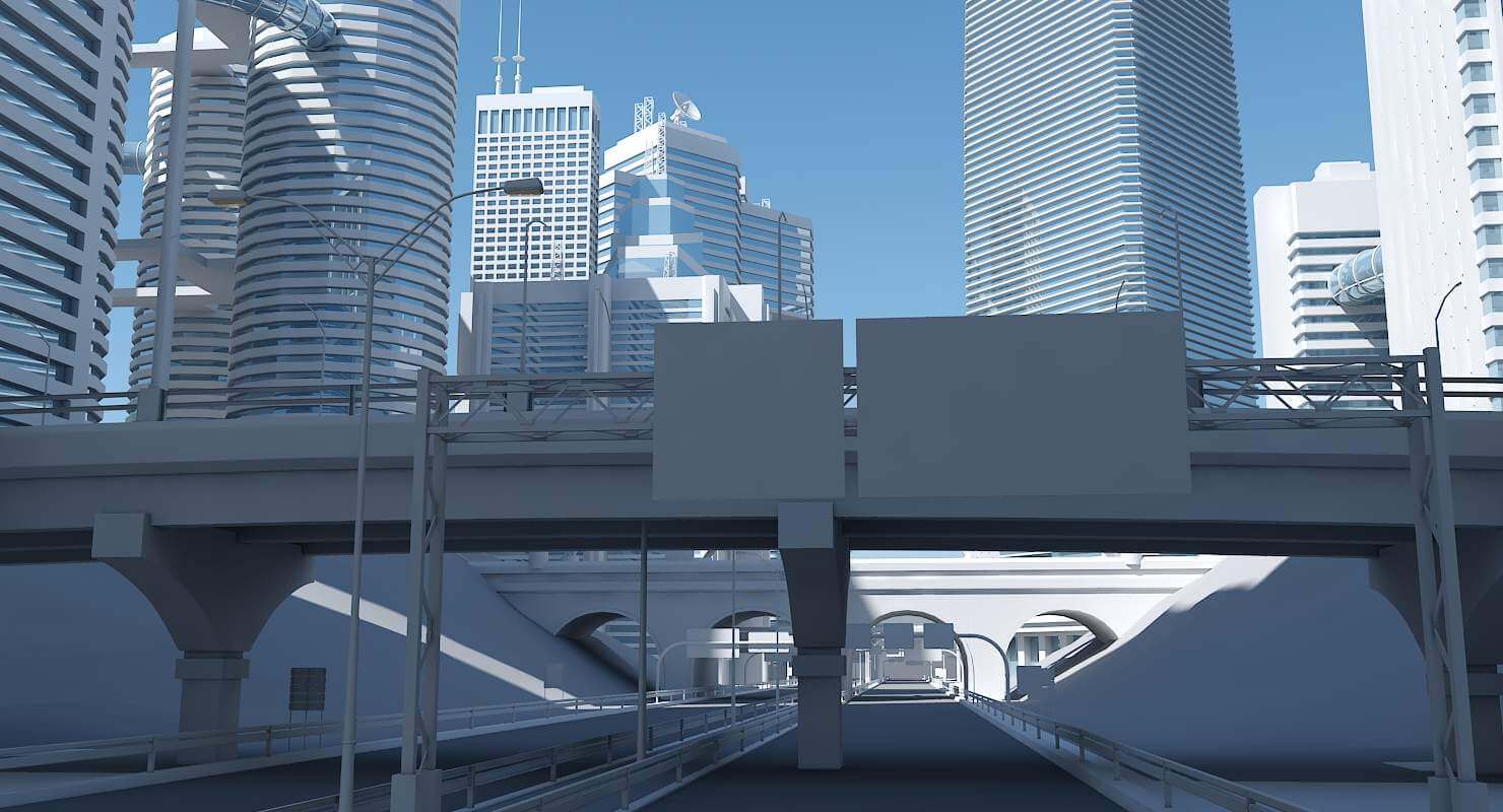 HD City - 3D Model by Giimann