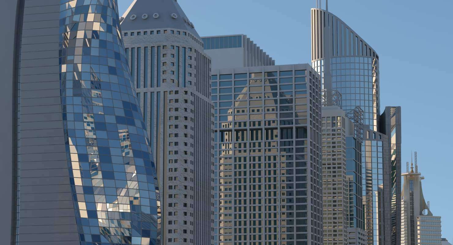 HD City - 3D Model by Giimann