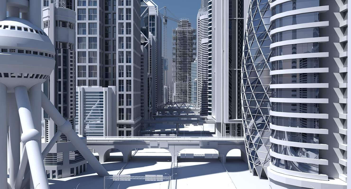 HD City - 3D Model by Giimann