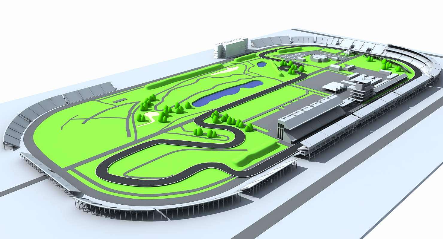 Indianapolis Motor Speedway - 3D Model by Giimann