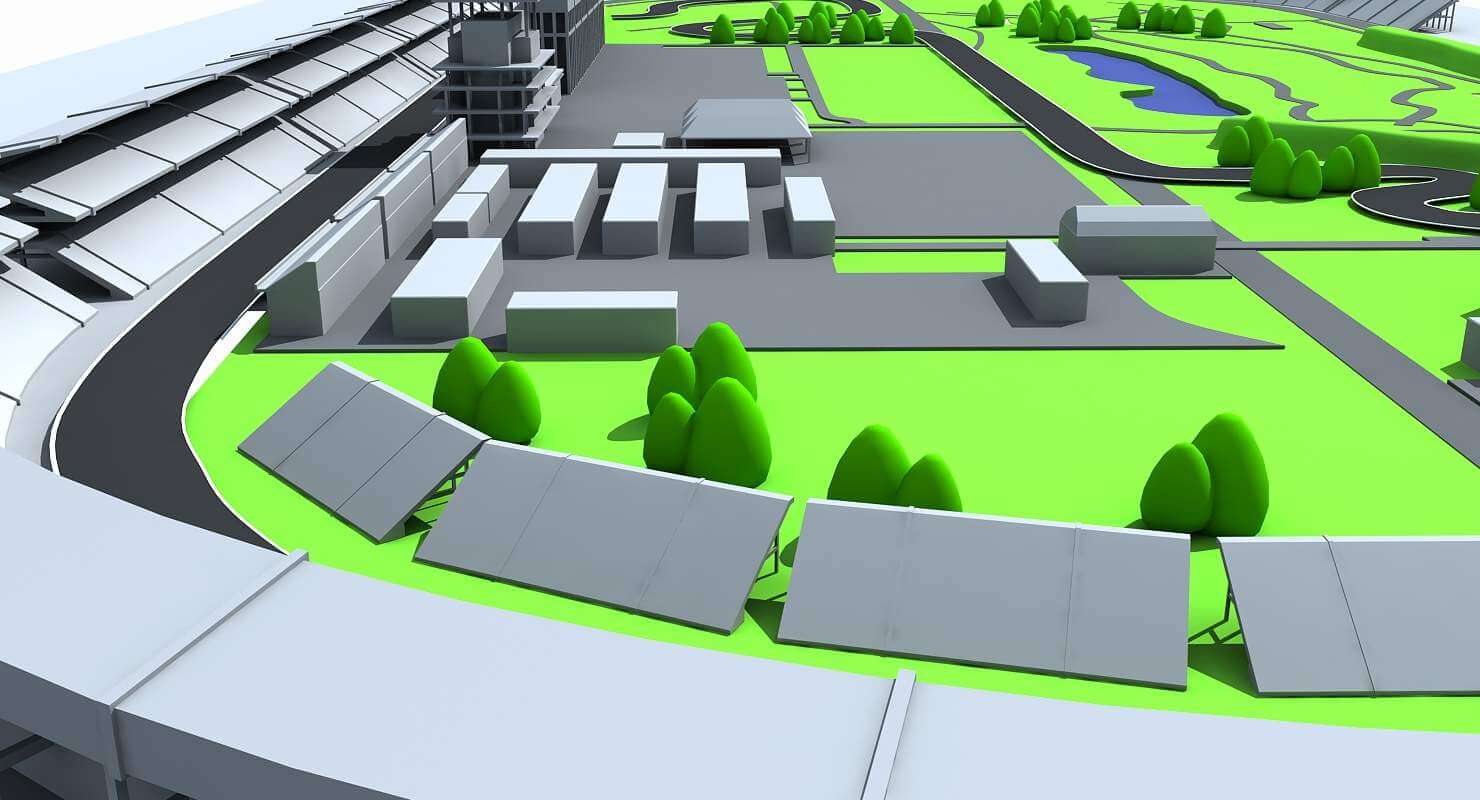Indianapolis Motor Speedway - 3D Model by Giimann