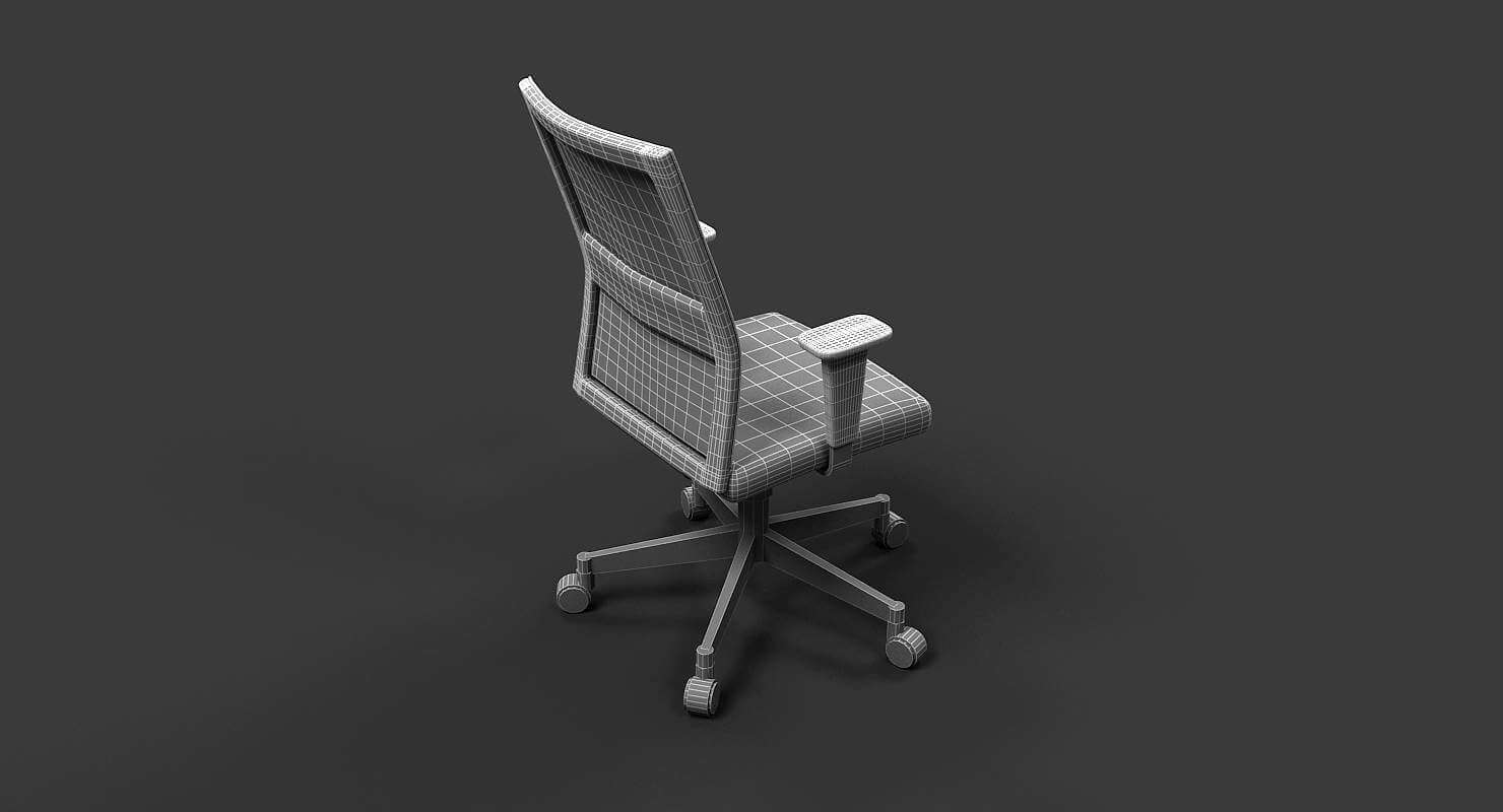 Itek Task Chair - 3D Model by Giimann