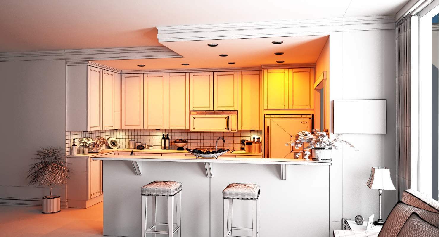 Kitchen - 3D Model by Giimann