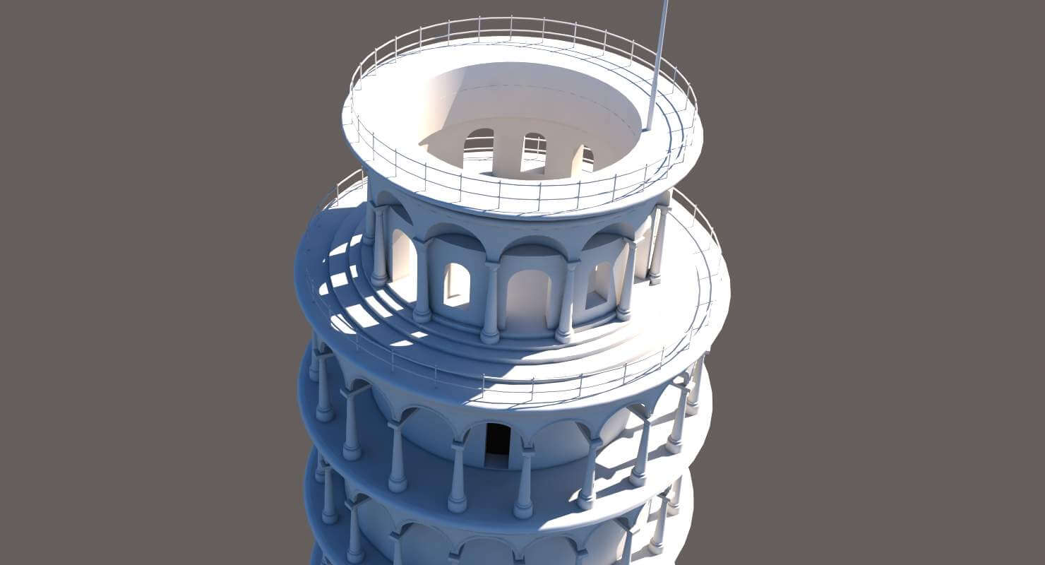 Leaning Tower of Pisa - 3D Model by Giimann