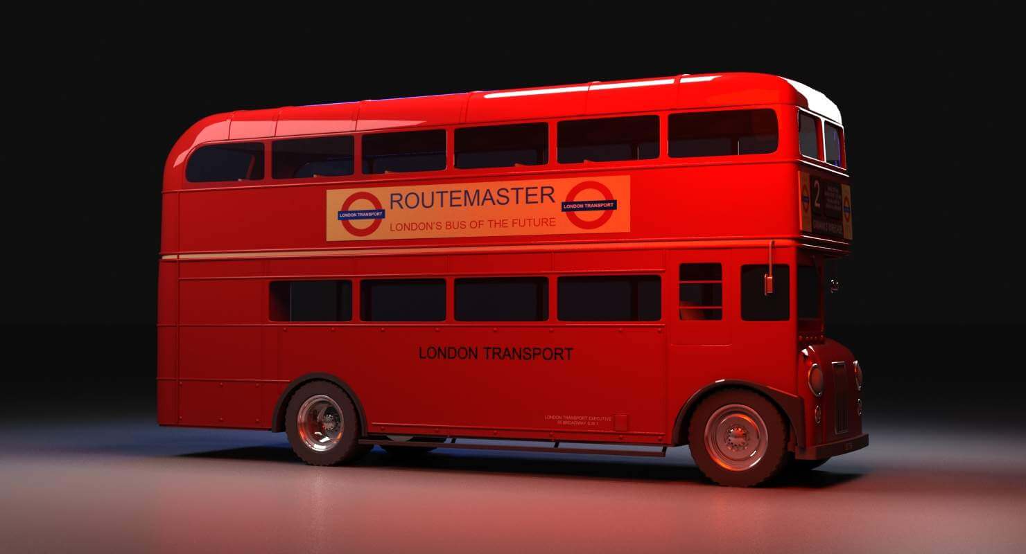 London Bus - 3D Model by Giimann