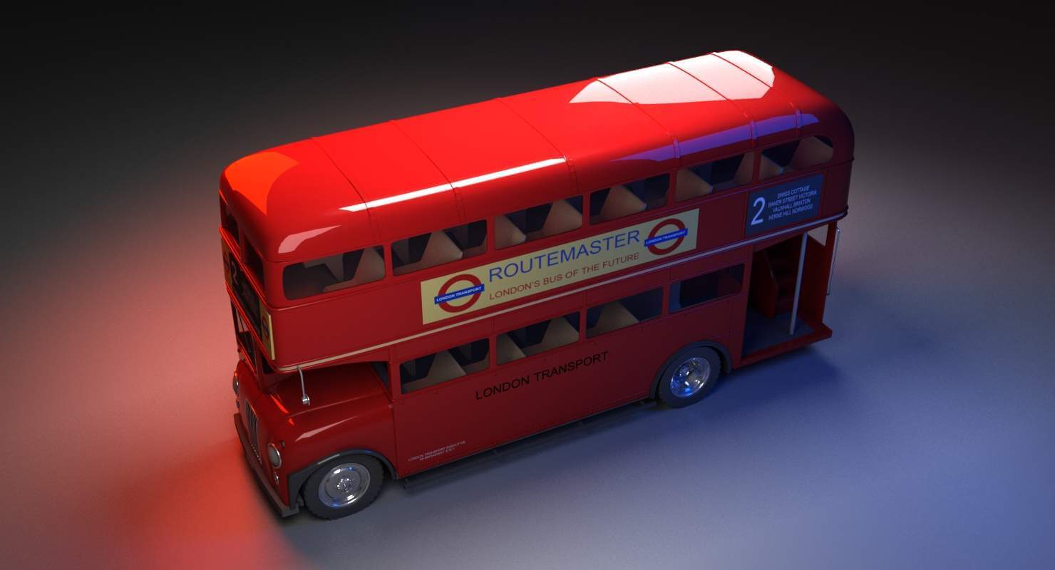 London Bus - 3D Model by Giimann