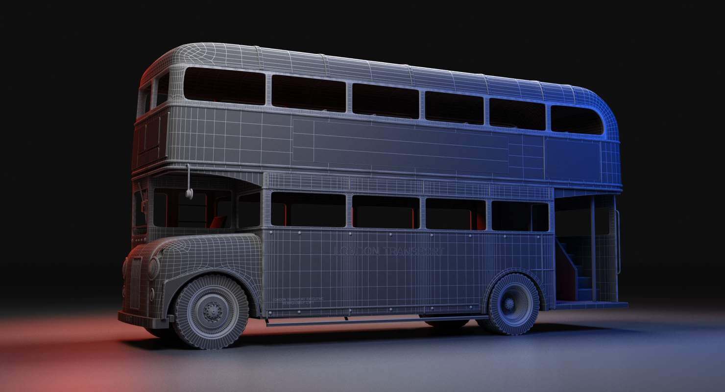 London Bus - 3D Model by Giimann