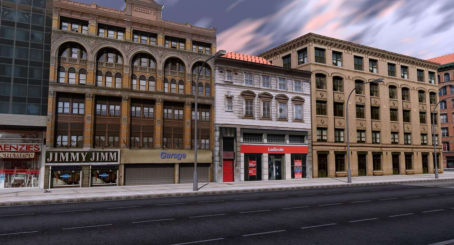 City Block - 3D Model by Giimann