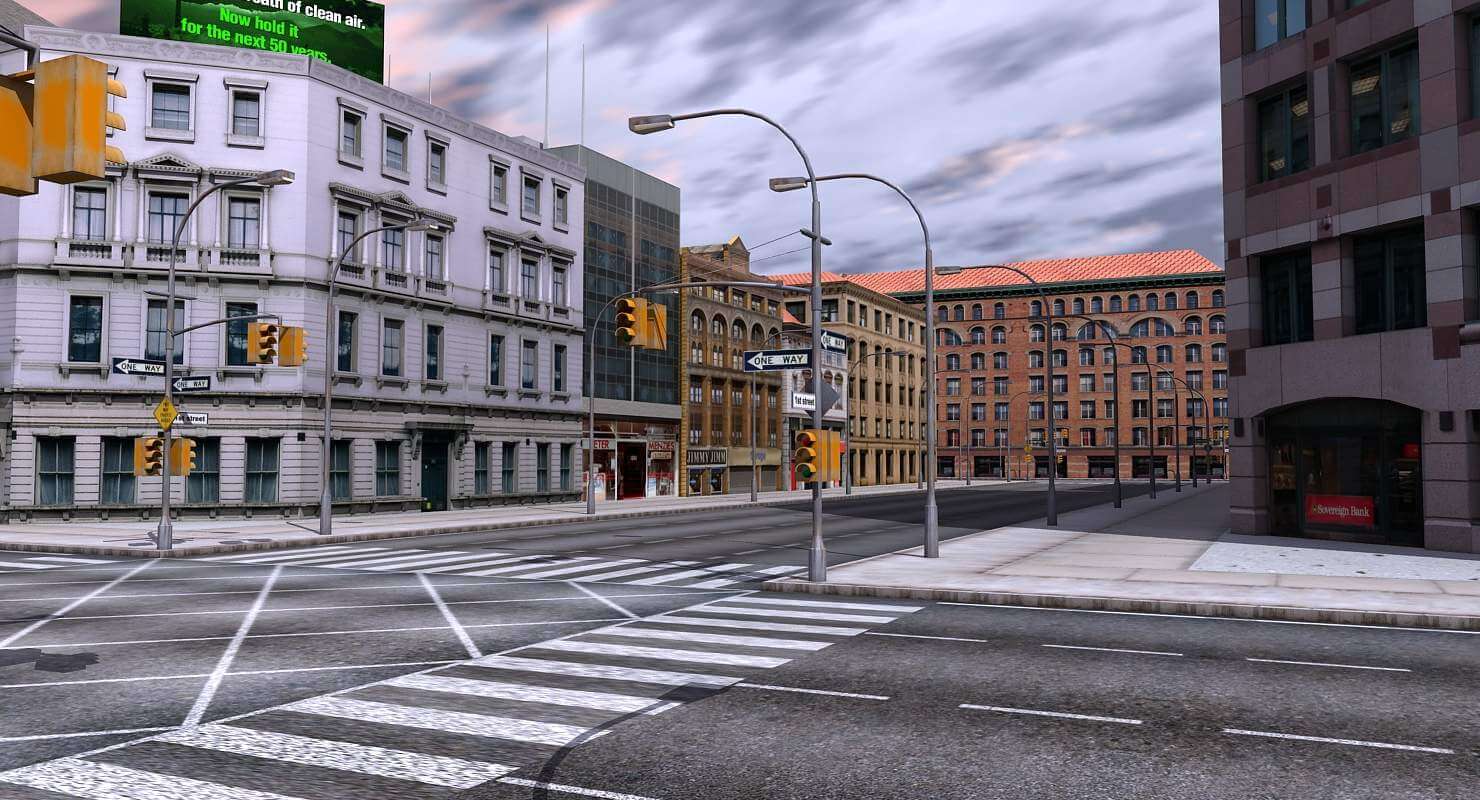 City Block - 3D Model by Giimann