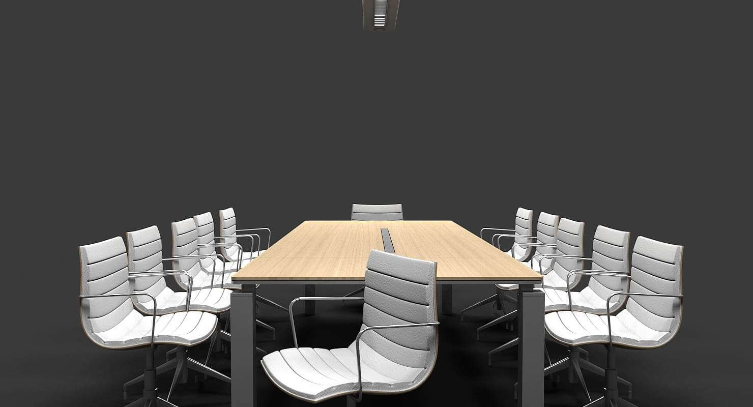 Meeting Table Set - 3D Model by Giimann