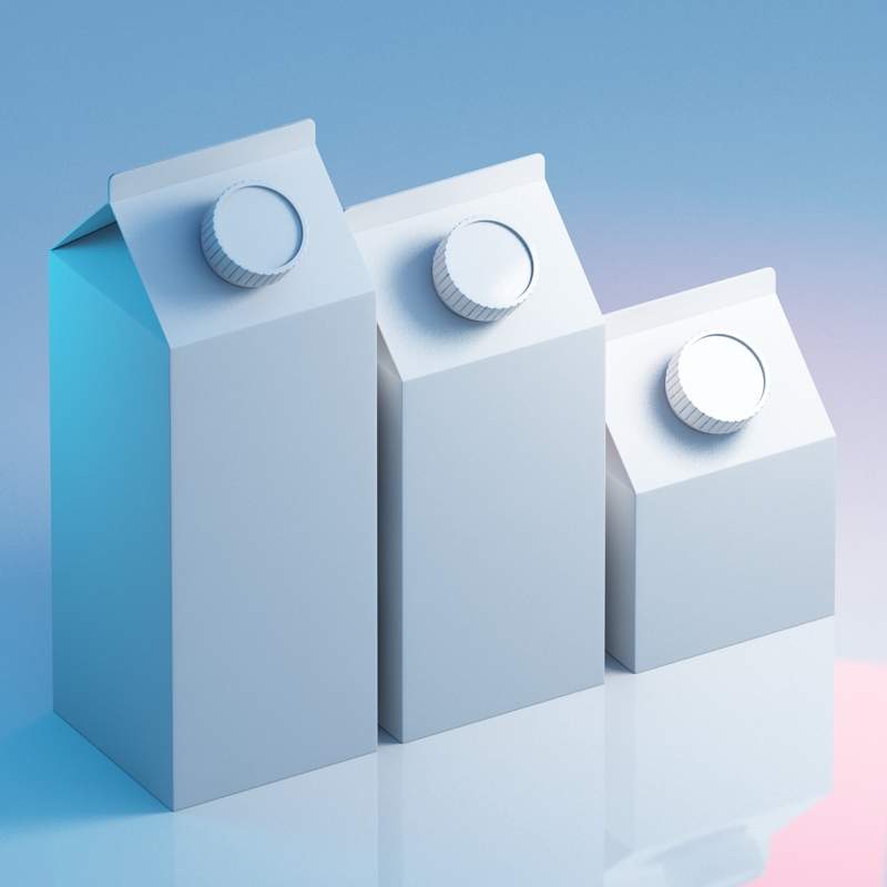Milk Cartons - 3D Model by Giimann