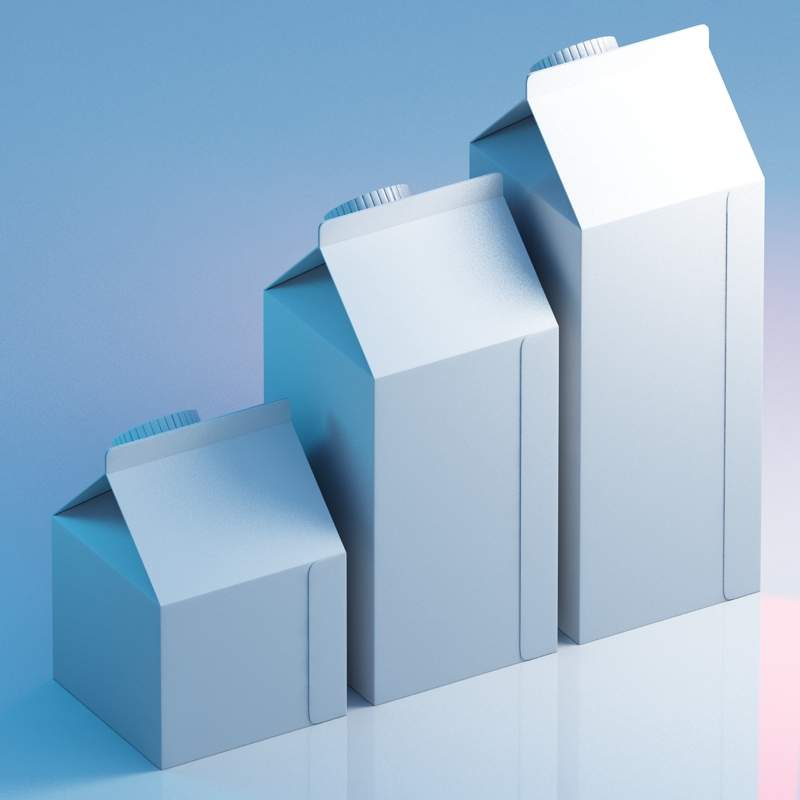 Milk Cartons - 3D Model by Giimann