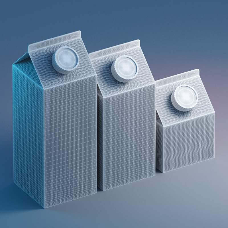 Milk Cartons - 3D Model by Giimann