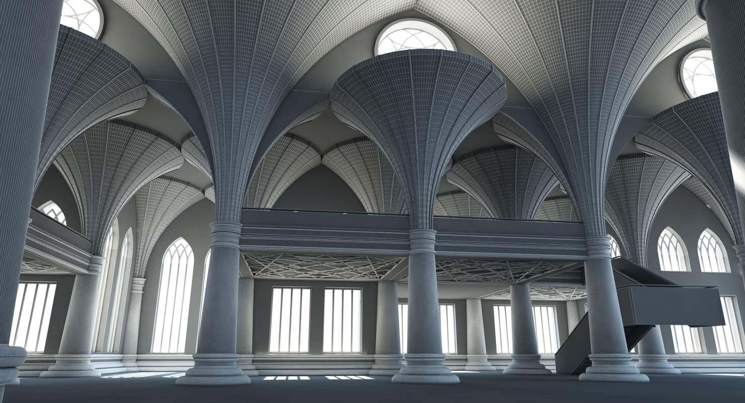 Modern Classic Interior Scene - 3D Model by Giimann