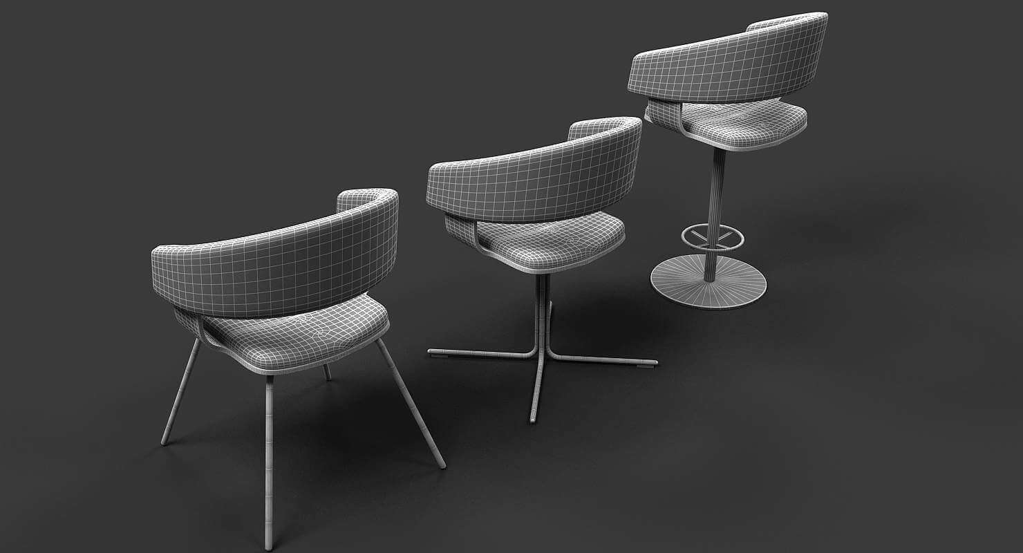 Mollie Chair - 3D Model by Giimann