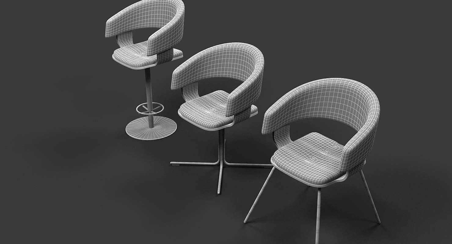 Mollie Chair - 3D Model by Giimann