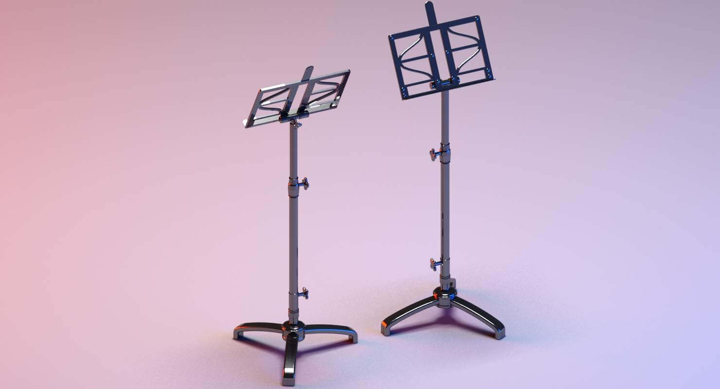 Note Stand - 3D Model by Giimann