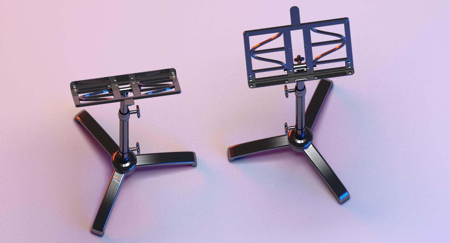 Note Stand - 3D Model by Giimann