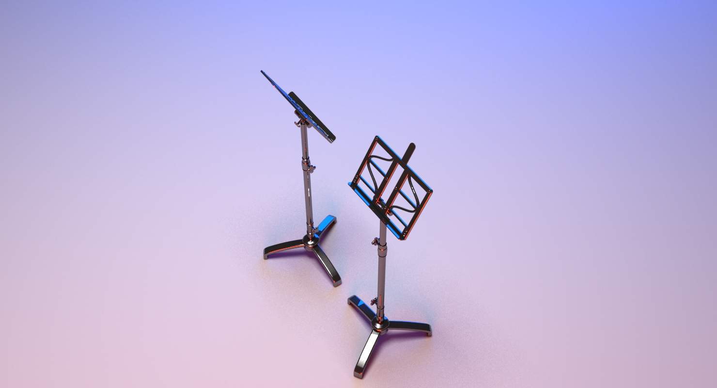 Note Stand - 3D Model by Giimann