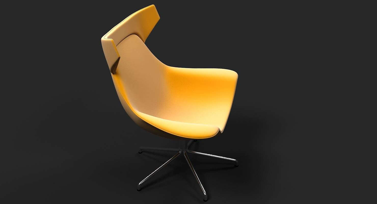 Offecct Lounge Chair - 3D Model by Giimann