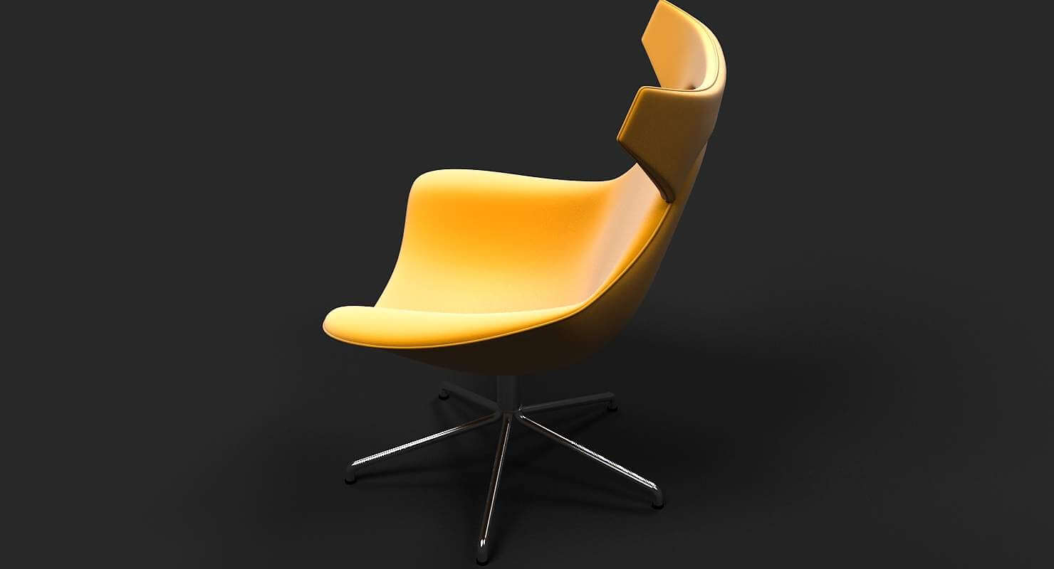Offecct Lounge Chair - 3D Model by Giimann