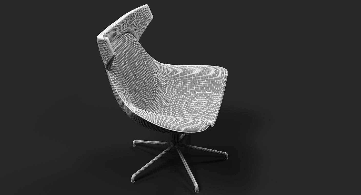 Offecct Lounge Chair - 3D Model by Giimann