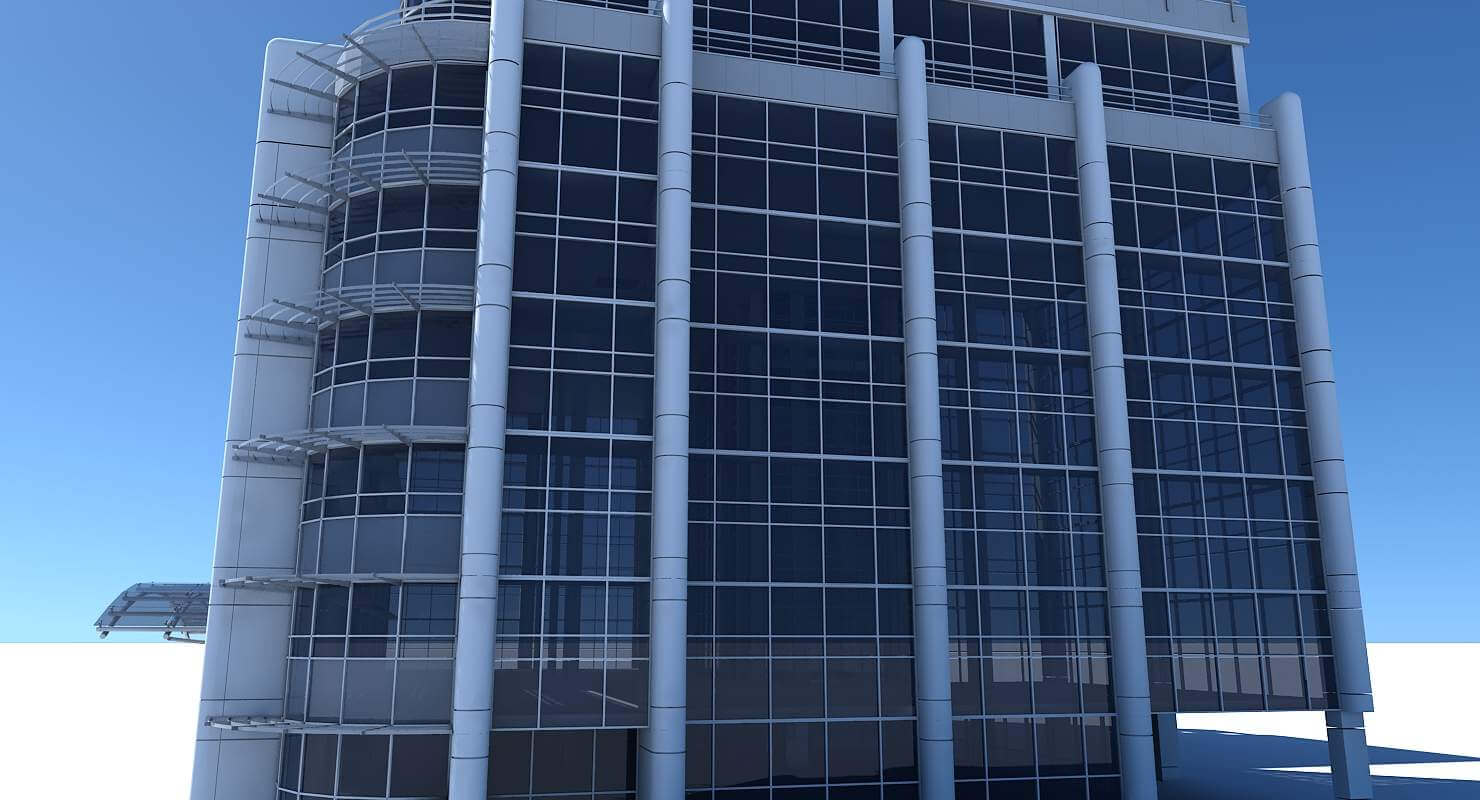 Office Building - 3D Model by Giimann
