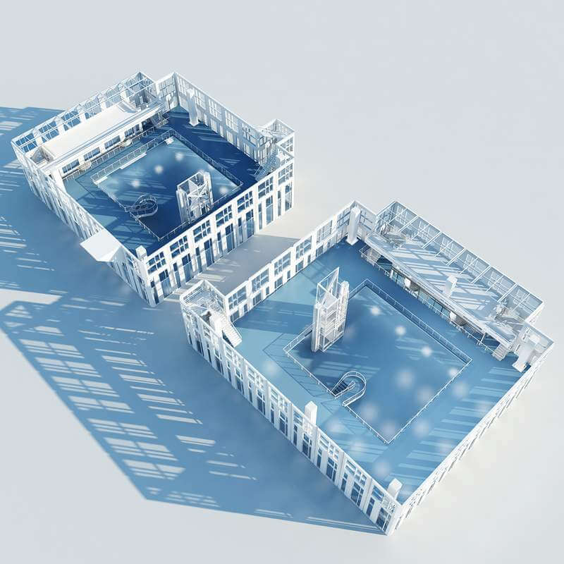 Office Building Tower - 3D Model by Giimann