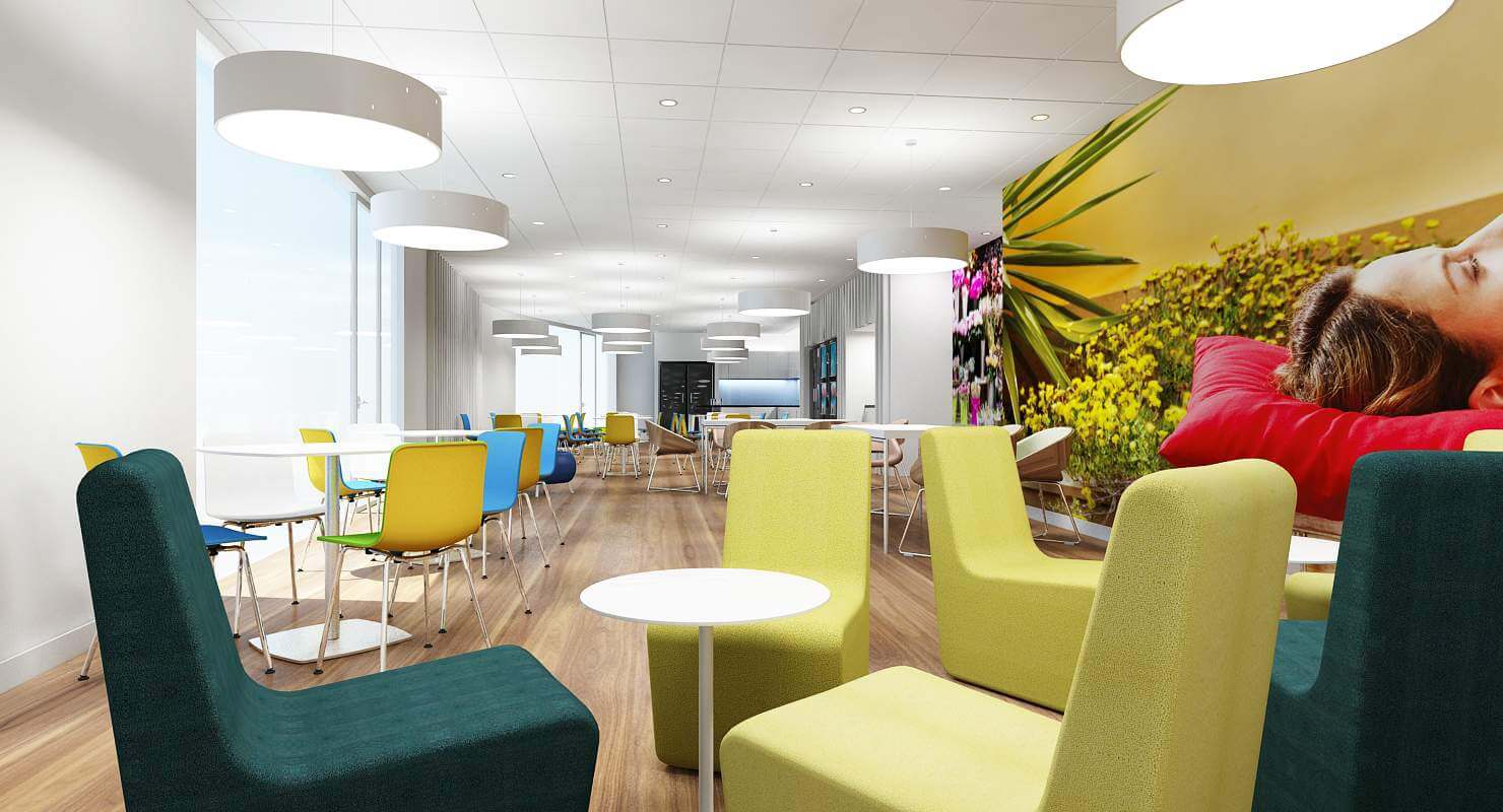 Office Tea Point Interior - 3D Model by Giimann