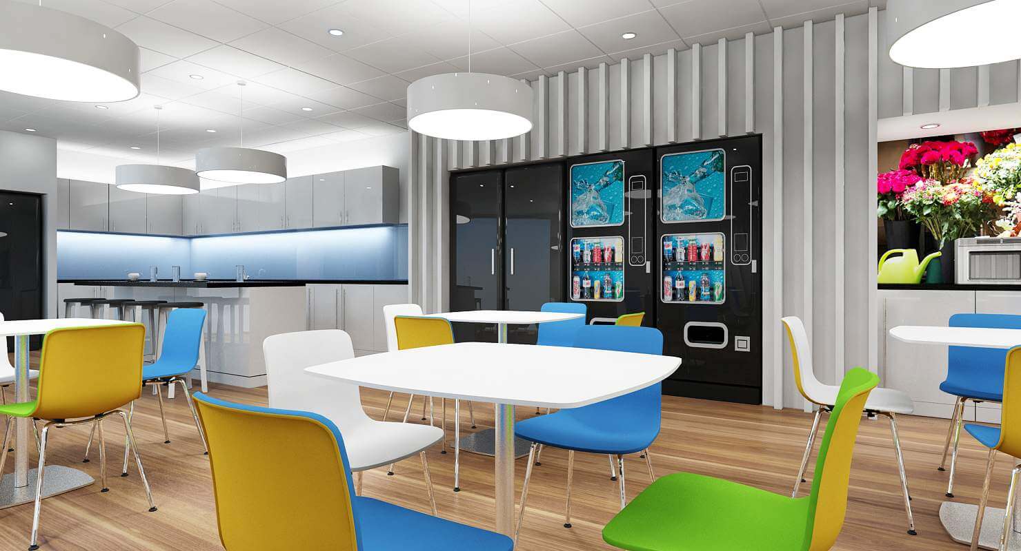 Office Tea Point Interior - 3D Model by Giimann