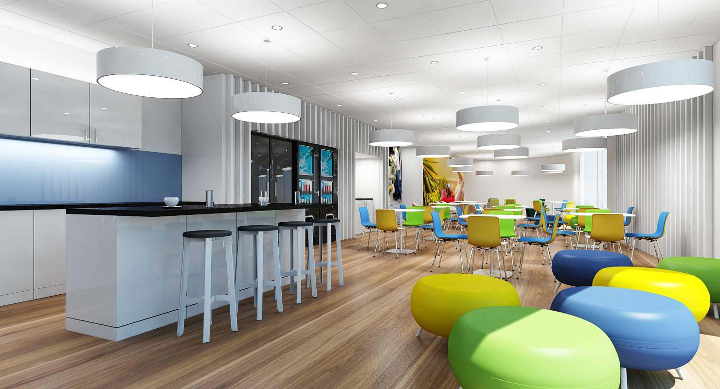 Office Tea Point Interior - 3D Model by Giimann