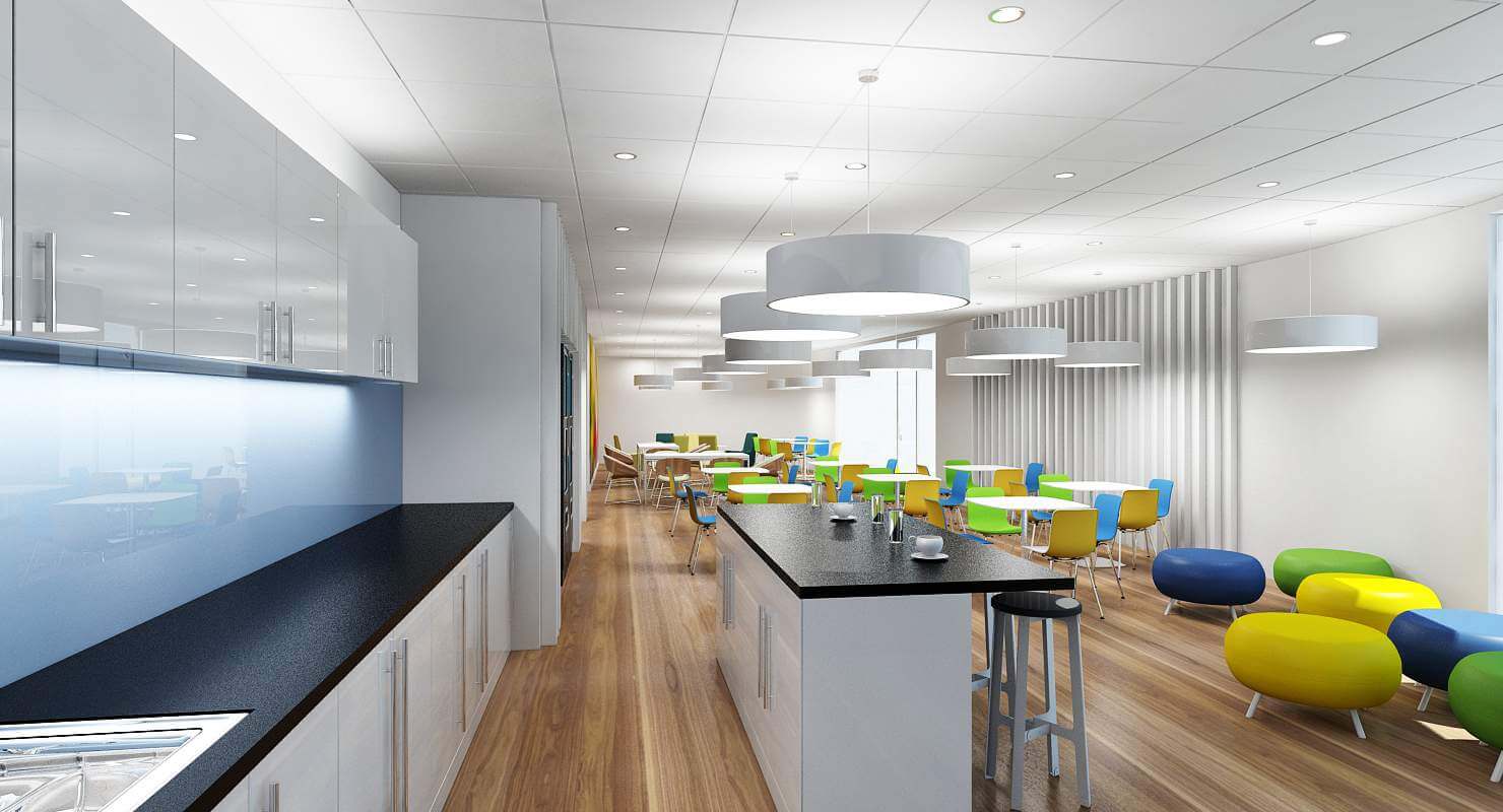 Office Tea Point Interior - 3D Model by Giimann