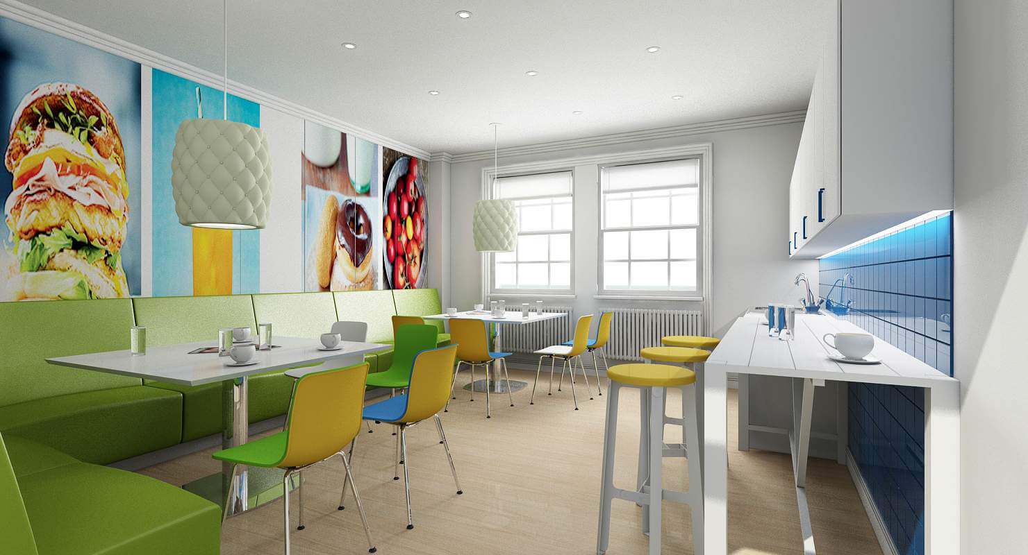 Office Tea Point Interior - 3D Model by Giimann