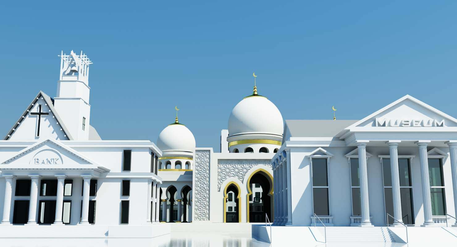 Public Buildings Symbol Collection 2 - 3D Model by Giimann